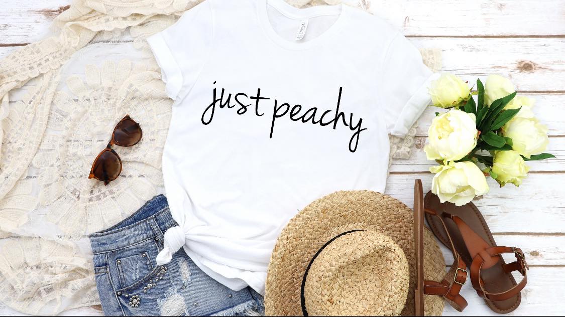 JUST PEACHY SCREEN PRINT – ToniRenee & Co.