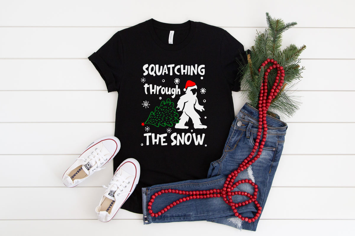 SQUATCHING THROUGH THE SNOW SCREEN PRINT – ToniRenee & Co.